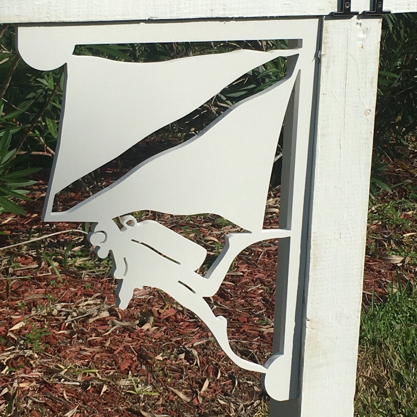 Mailbox Bracket - Scuba Diver 16 x 21 inch, Custom Mailbox, Coastal, T ...
